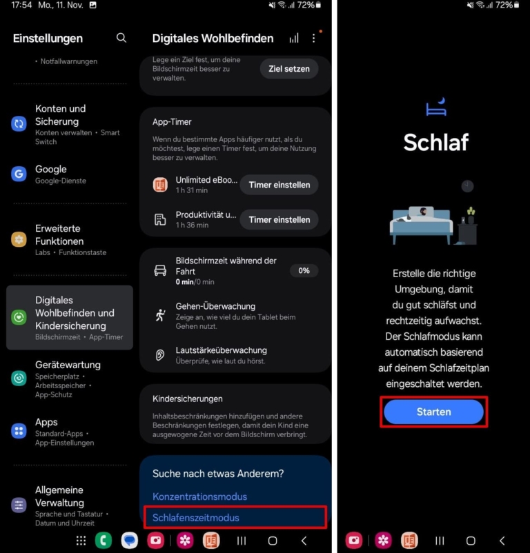 Fünf Wege zur Kindersicherung von einem Samsung Tablet