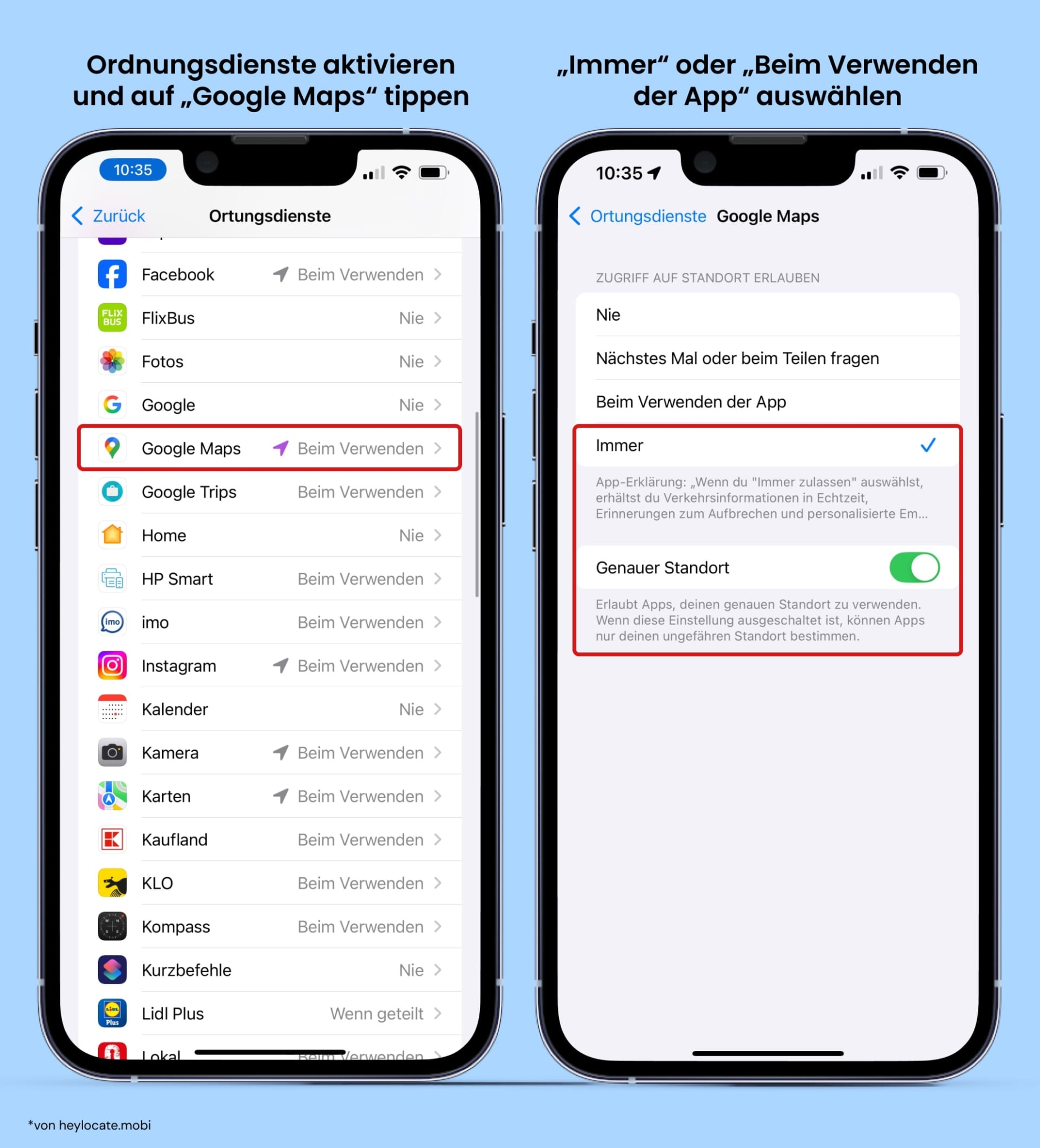 Ihren Google Maps Standort teilen: Leitfaden für iOS und Android