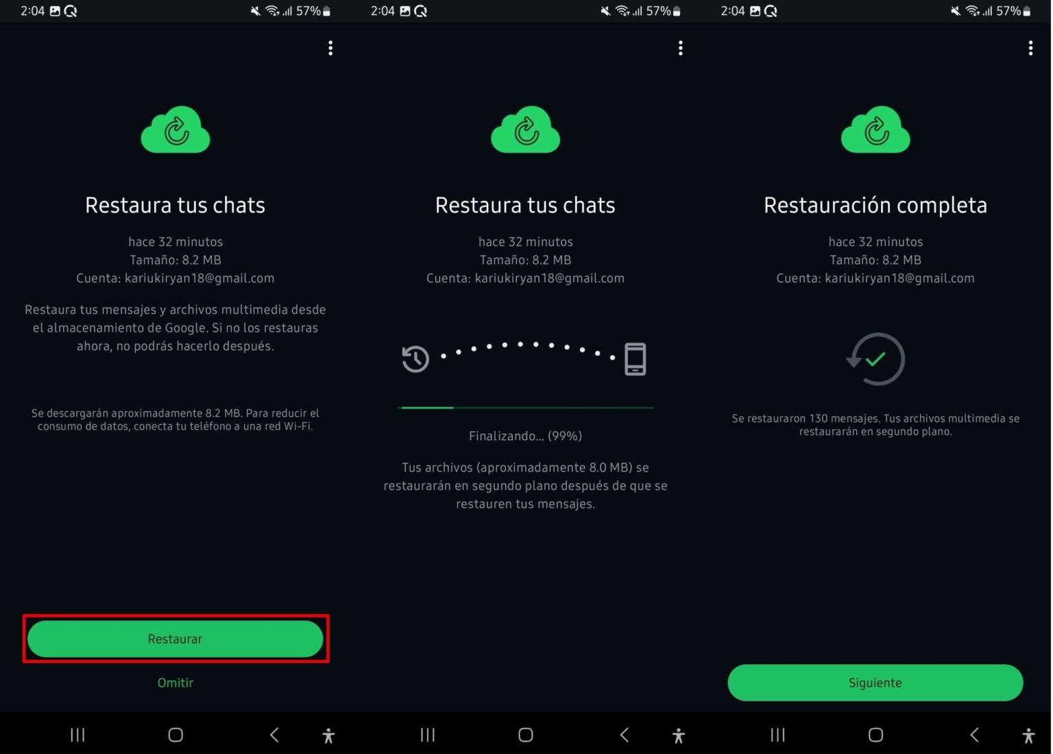 Cómo acceder al historial de chats de WhatsApp de cualquier número