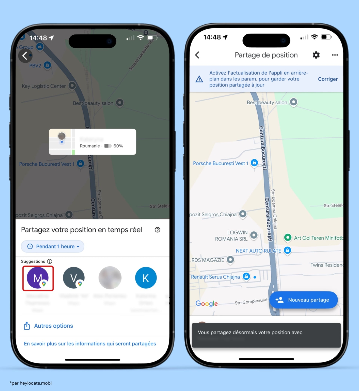 Comment partager sa position sur Google Maps : iOS et Android
