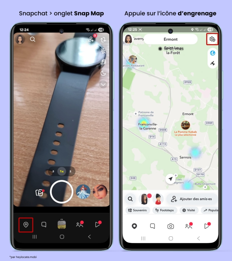 Comment partager sa localisation sur Snapchat : dans Snap Map, chats et ...
