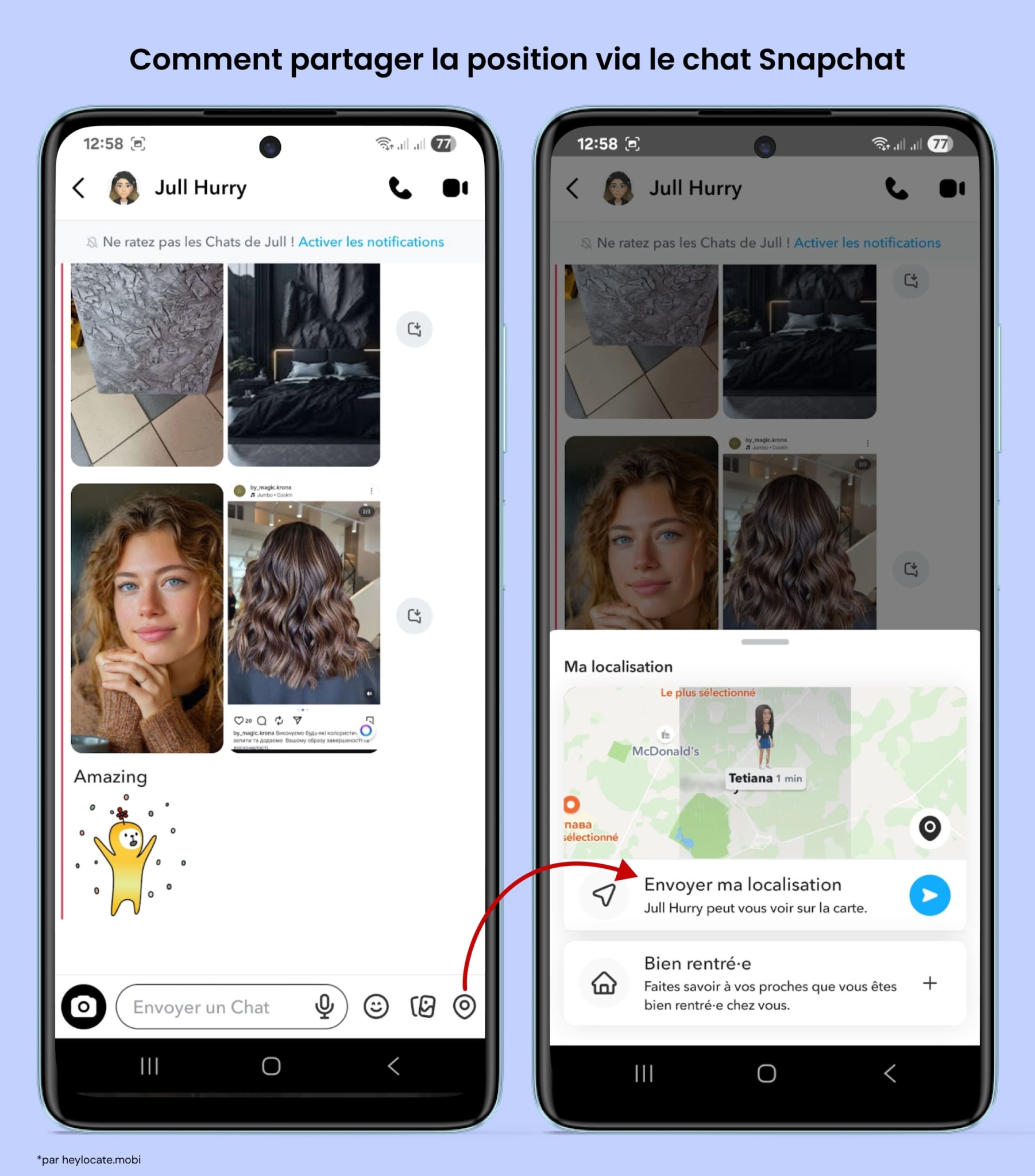 Comment partager sa localisation sur Snapchat : dans Snap Map, chats et ...