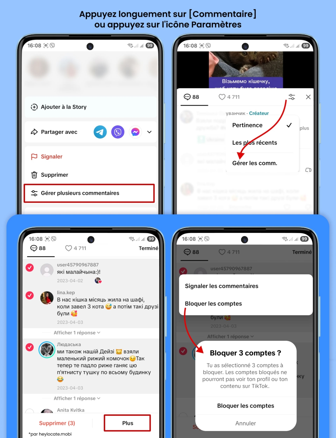 Comment bloquer sur TikTok : toutes les méthodes expliquées