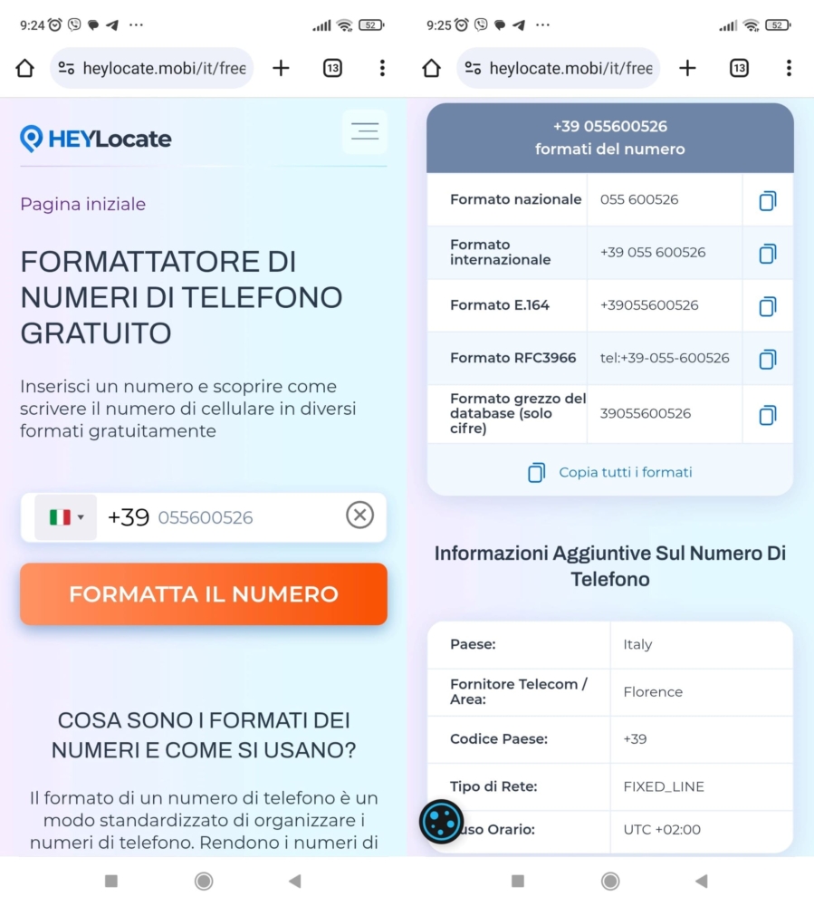 Come scrivere un numero di telefono correttamente, tipi di formato e ...