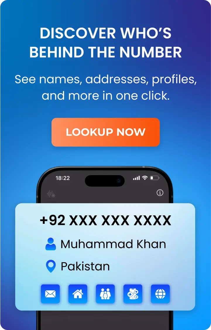 Mobile Numbers Live Tracker and SIM Owners Details in Pakistan