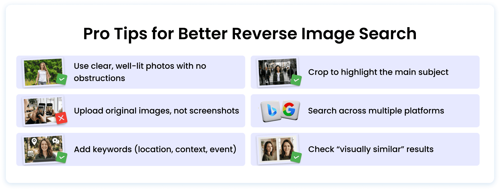 Global Free Face Search by Photo